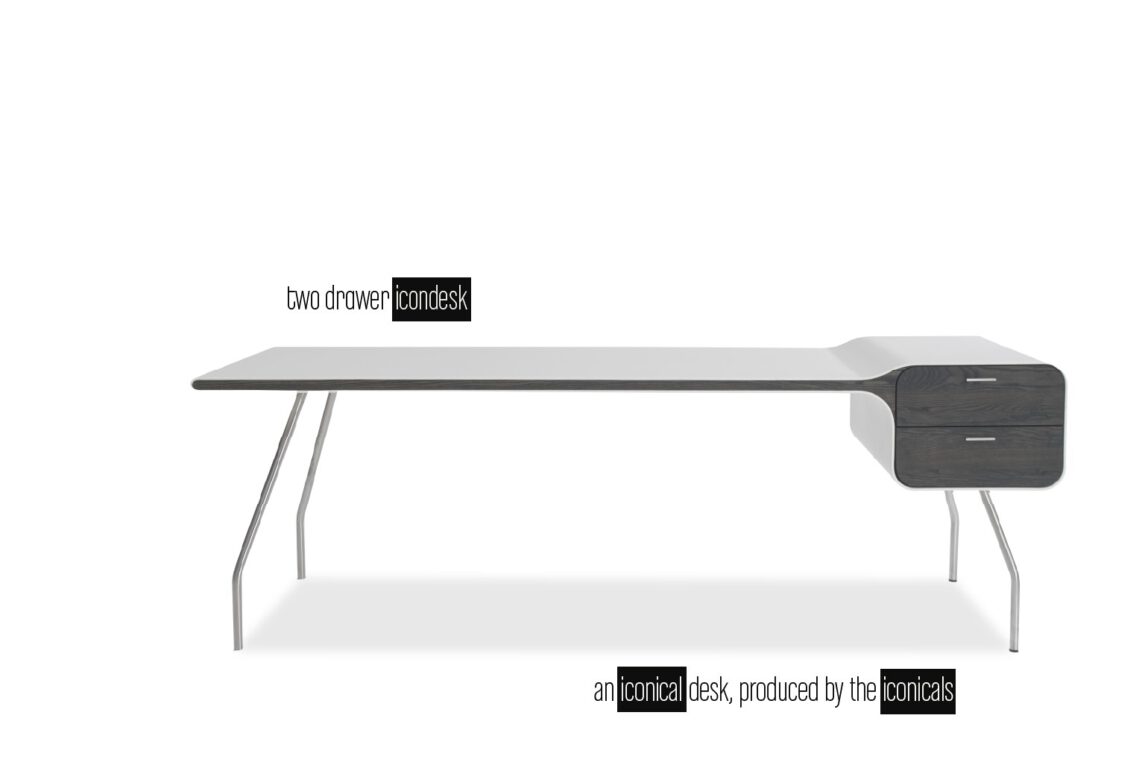I-conicals - I-CONDESK the i-conical office desk, produced by iconicals