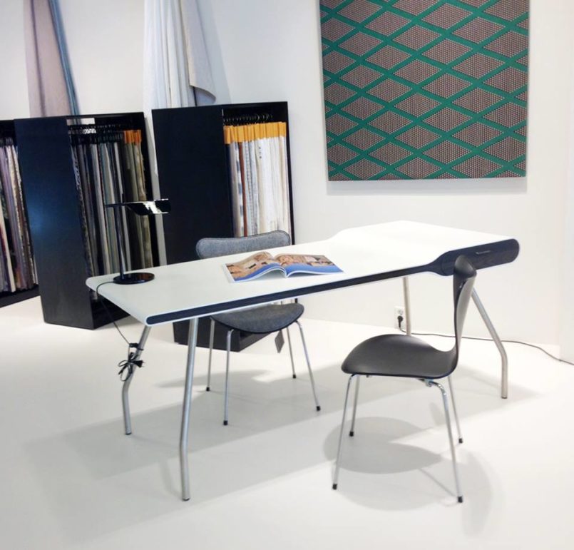 i-condesk in use – I-CONDESK the i-conical office desk, produced by ...